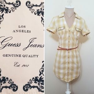 Guess | Dresses | Vintage Guess Jeans Snap Front Dress | Poshmark